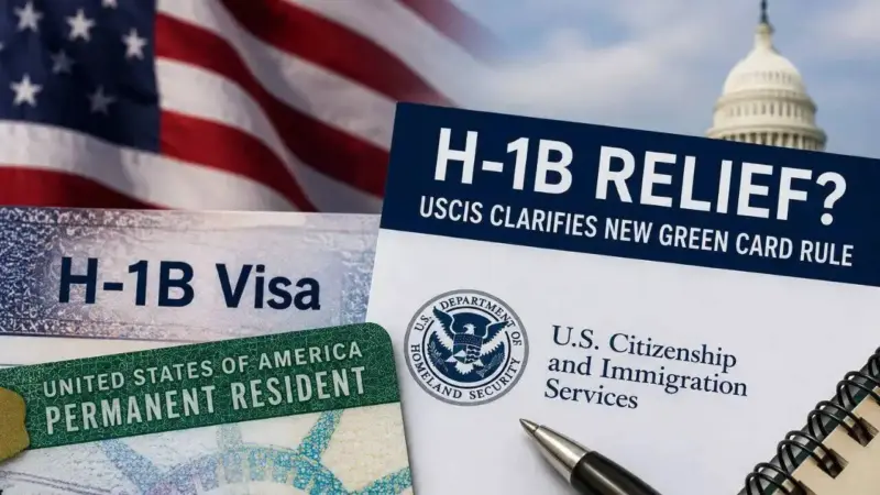 New USCIS Policy Alters Green Card Process for H-1B Visa Holders ...