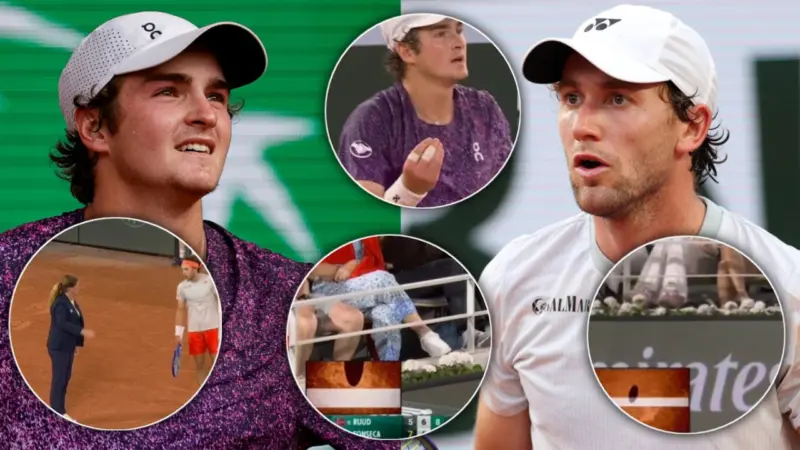 "Biggest Highway Robbery" - Tennis Fans Slam Controversial Line Calls ...