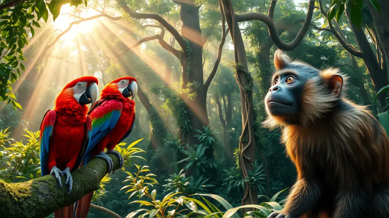 The Amazon's Internet of the Forest: How Birds and Monkeys Share Danger ...