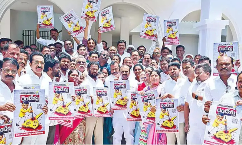 YSRCP unveils 'Two Years of Betrayal' posters slabbing coalition ...