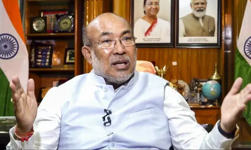 Former Manipur CM N. Biren Singh flags 'village growth anomaly' in hill ...