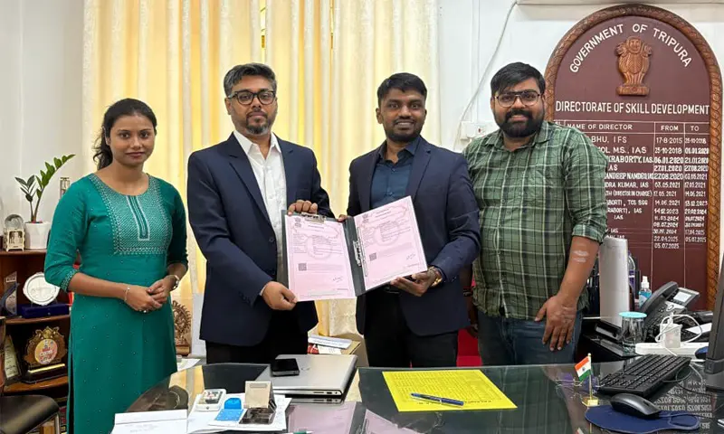 Tripura signs MoUs with IIT Delhi, Tata IIS for advanced tech skill ...