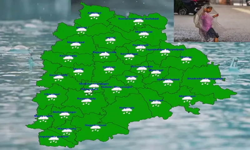 IMD Predicts Heavy Rainfall in Parts of Telangana, Orange Alert Issued ...