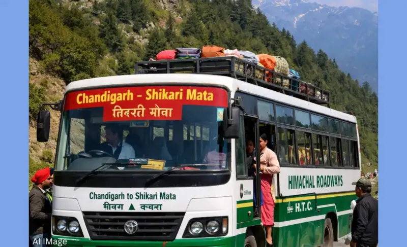Himachal Road Transport Corporation Restarts Chandigarh-Shikari Mata ...