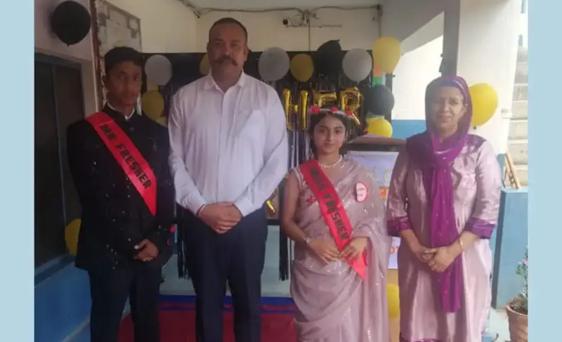 Exciting Freshers' Party Celebrated at DAV Public School, Gohju | Dailyhunt