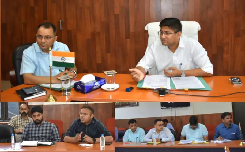 DDC Reasi assesses ongoing infrastructure works at Shiv Khori Shrine ...