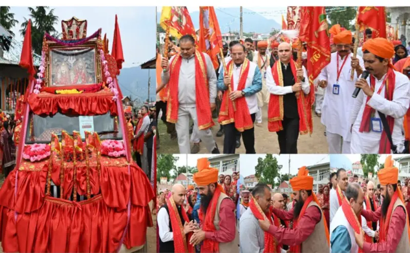 DC Kishtwar flags off Holy Mace of Shri Mindal Mata Yatra | Dailyhunt