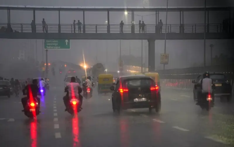 Weather in Delhi today: IMD issues yellow alert as rain brings relief ...