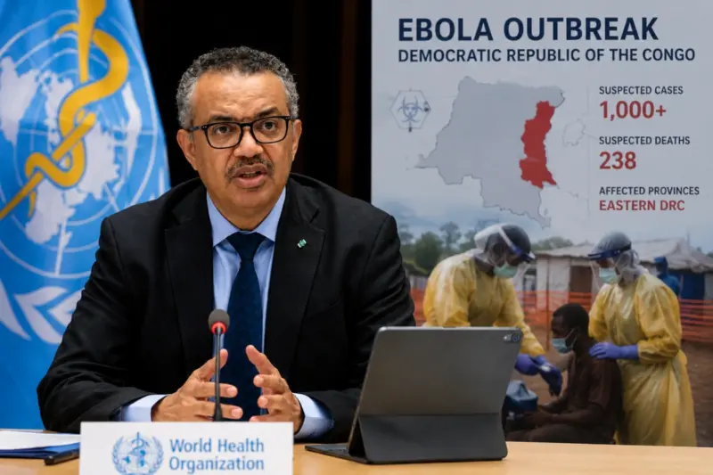 WHO Chief Says Conflict & Insecurity Complicating Ebola Response In DR ...
