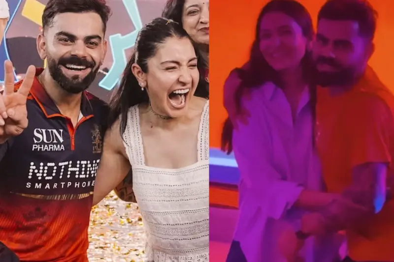 Virat Kohli - Anushka Sharma set the stage on fire with crazy dance ...