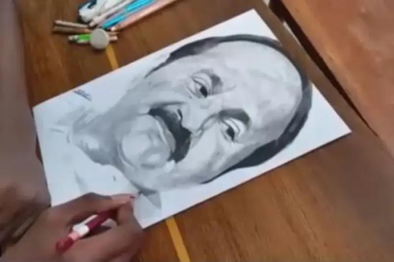 From Mammootty to VD Satheesan : Kerala teen brings celebrity sketches ...