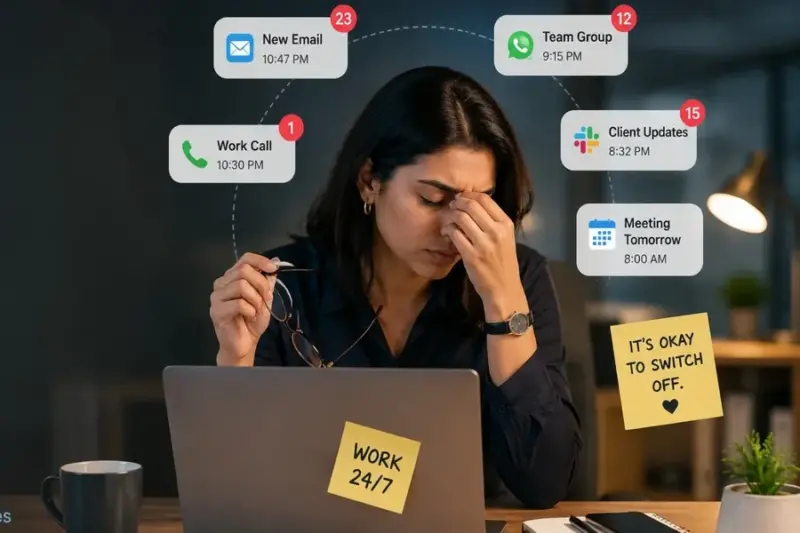 Still replying to work messages after hours? Experts say that's a ...