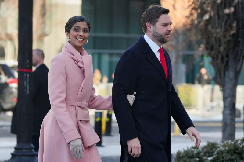 'Me and my husband don't see eye to eye on every issue': Usha Vance ...