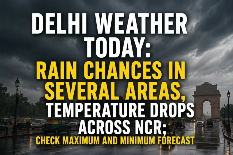 Delhi Weather Today, 31 May 2026: Rain Chances in Several Areas ...