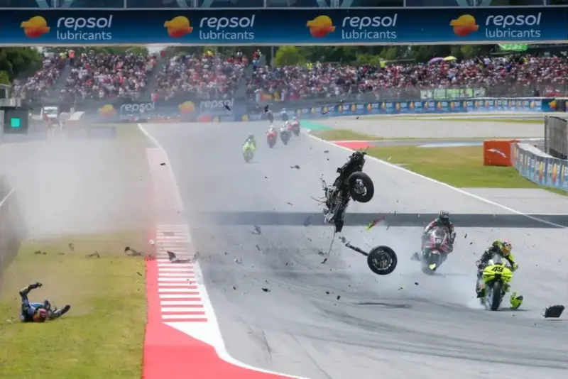 Alex Marquez reflects on dramatic crash: "I realized how lucky I was to ...