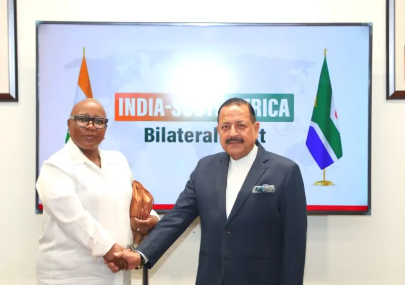 South Africa Minister meets Dr Jitendra, seeks to scale up bilateral ...