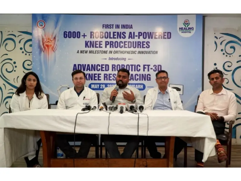 Healing Hospital crosses over 6,000 AI-based RoboLens knee procedures ...
