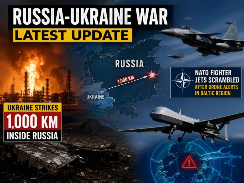 Russia-Ukraine War Latest Update: Ukraine Strikes 1,000 Km Inside ...