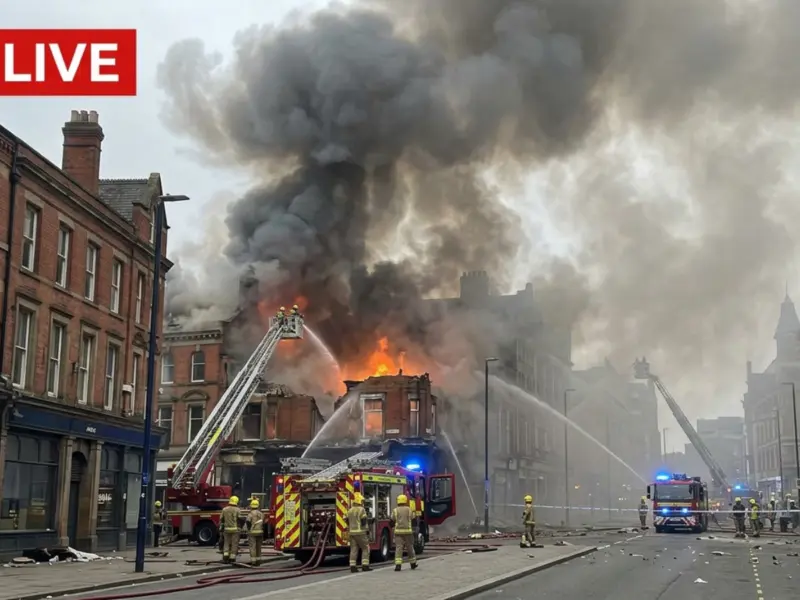 Nottingham Fire LIVE: City Centre Fills with Smoke After Explosion ...