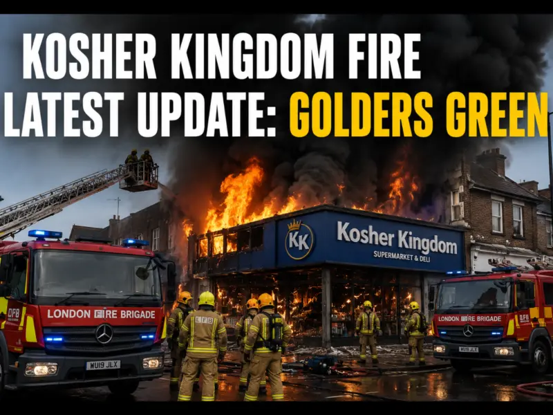 Kosher Kingdom Fire Latest Update: Golders Green Supermarket Blaze ...