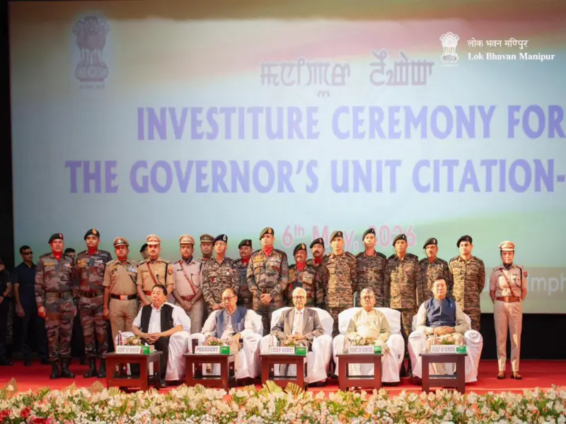 Churachandpur district police awarded governor's unit citation for 2025 ...