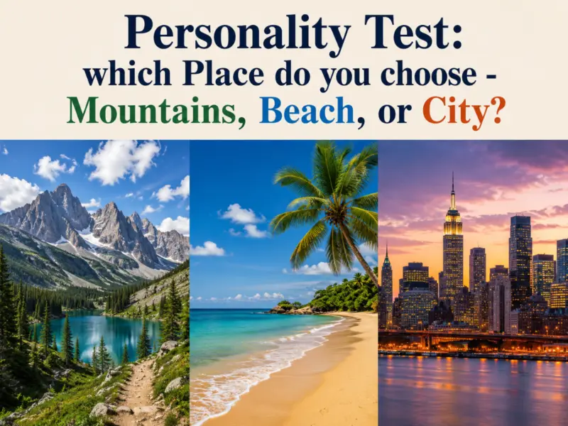 Personality Test: Choose a Place to Check Out Your Emotional Strength ...