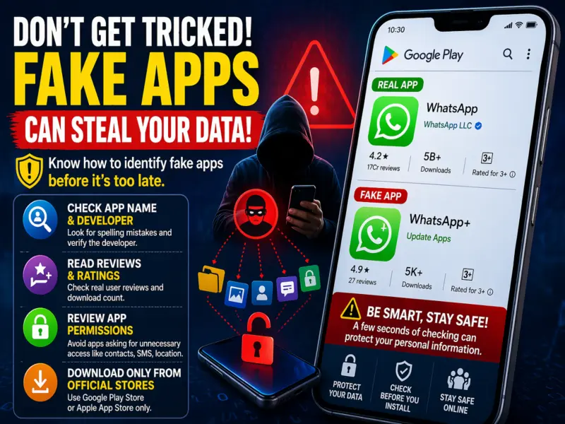 Fake Apps Alert: Don't Install Blindly-Here's How to Spot and Avoid ...