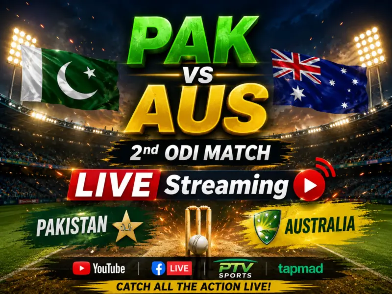 PAK vs AUS 2nd ODI FREE Live Streaming on YouTube: How to Watch ...