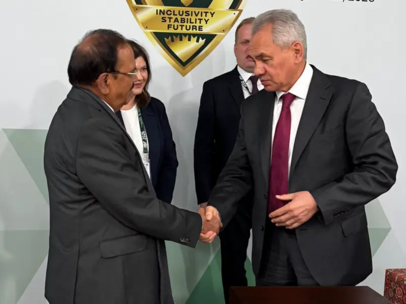 NSA Doval meets Russia's Shoigu in Moscow, reviews defence, energy ties ...