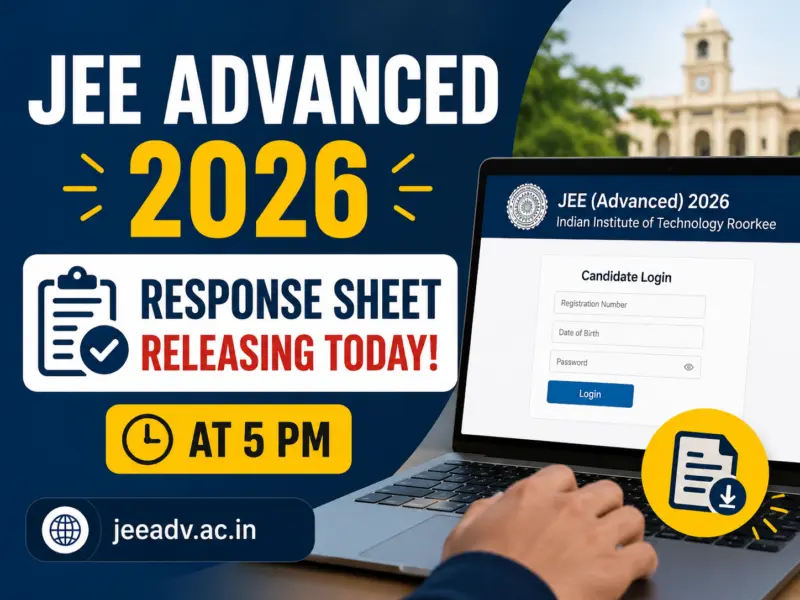 JEE Advanced Response Sheet 2026: Here's How Students Can Check Their ...