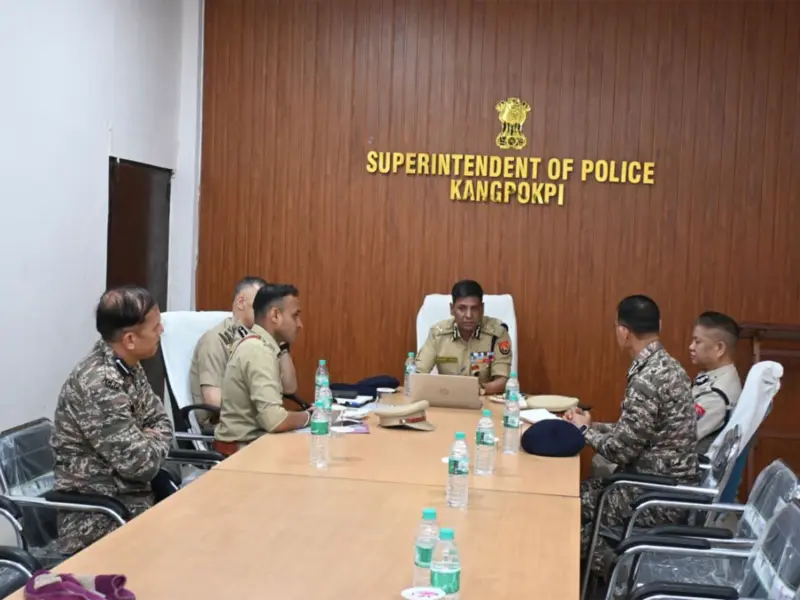 Manipur DGP Mukesh Singh reviews security in Senapati with key ...