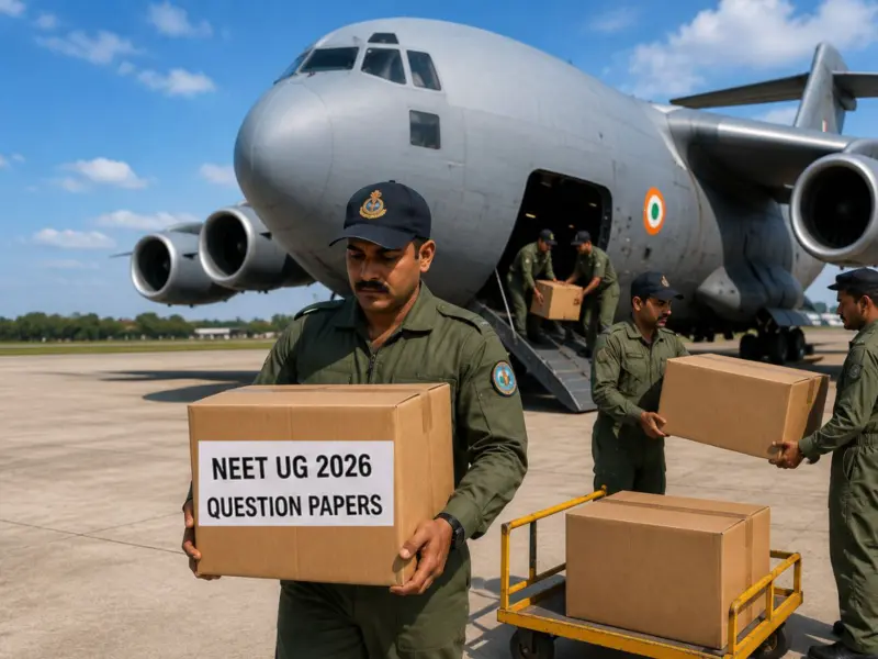 NEET UG Re-Exam 2026: IAF to Transport Question Papers to 18 Stations ...