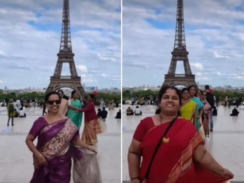 Saree Ramp Walk Near Eiffel Tower Sparks Debate Over Cultural Pride And ...