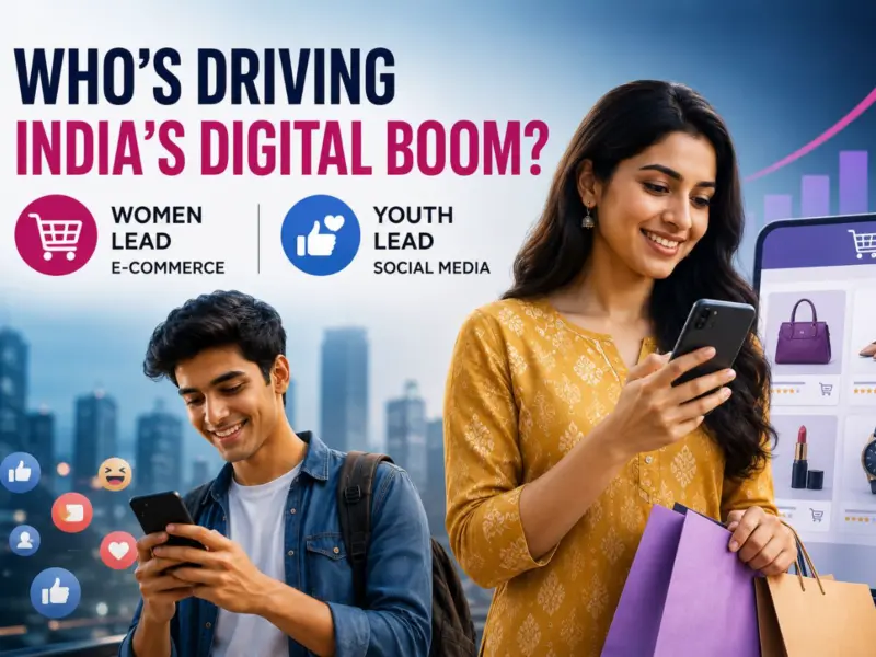 Who's Driving India's Digital Boom? Women Dominate E-Commerce, Youth ...